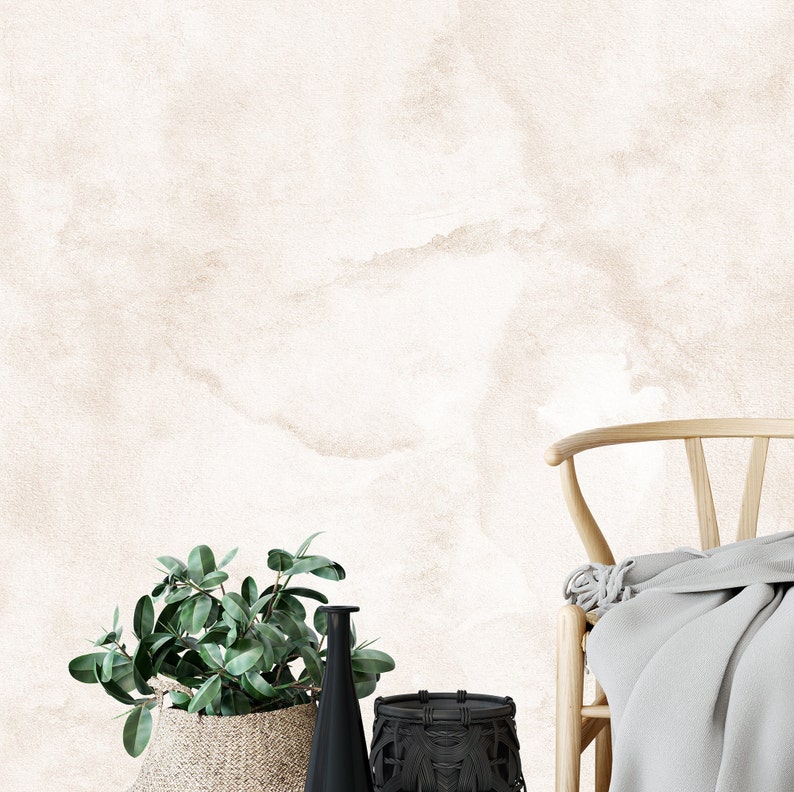 Modern Lime Wash Wallpaper. Linen Color. Peel and Stick - Etsy UK