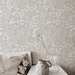 Modern Neutral Floral Wallpaper. Neutral Colors. Peel and Stick and ...