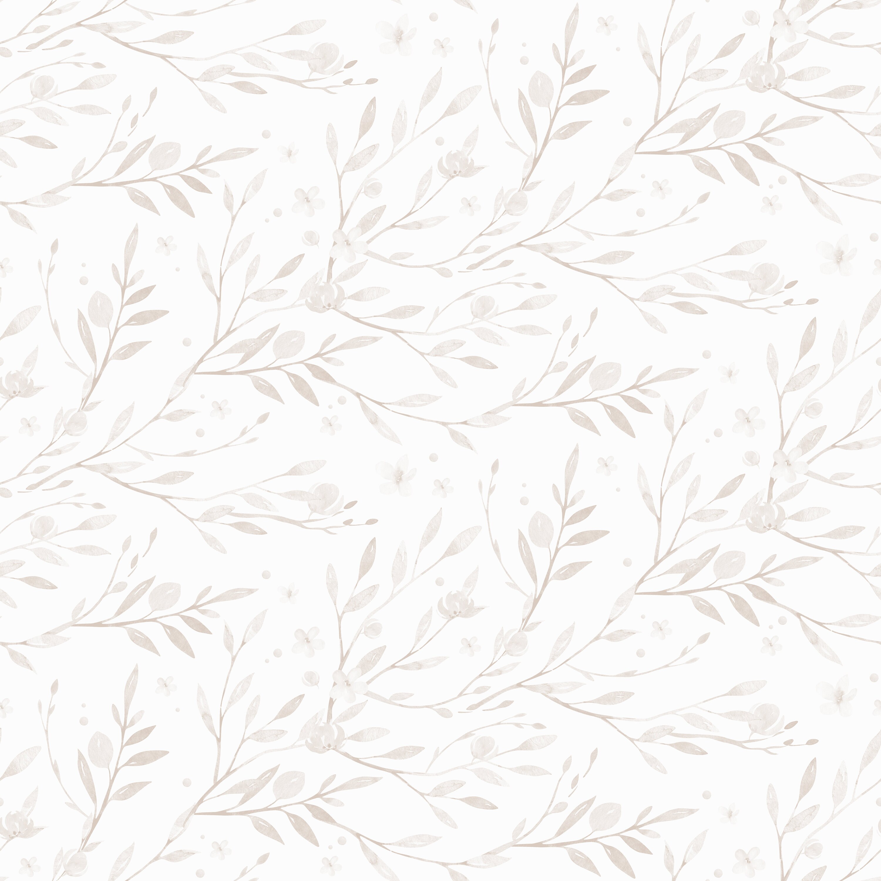 Minimal Floral Wallpaper. Linen Color Wallpaper. Peel and - Etsy Canada