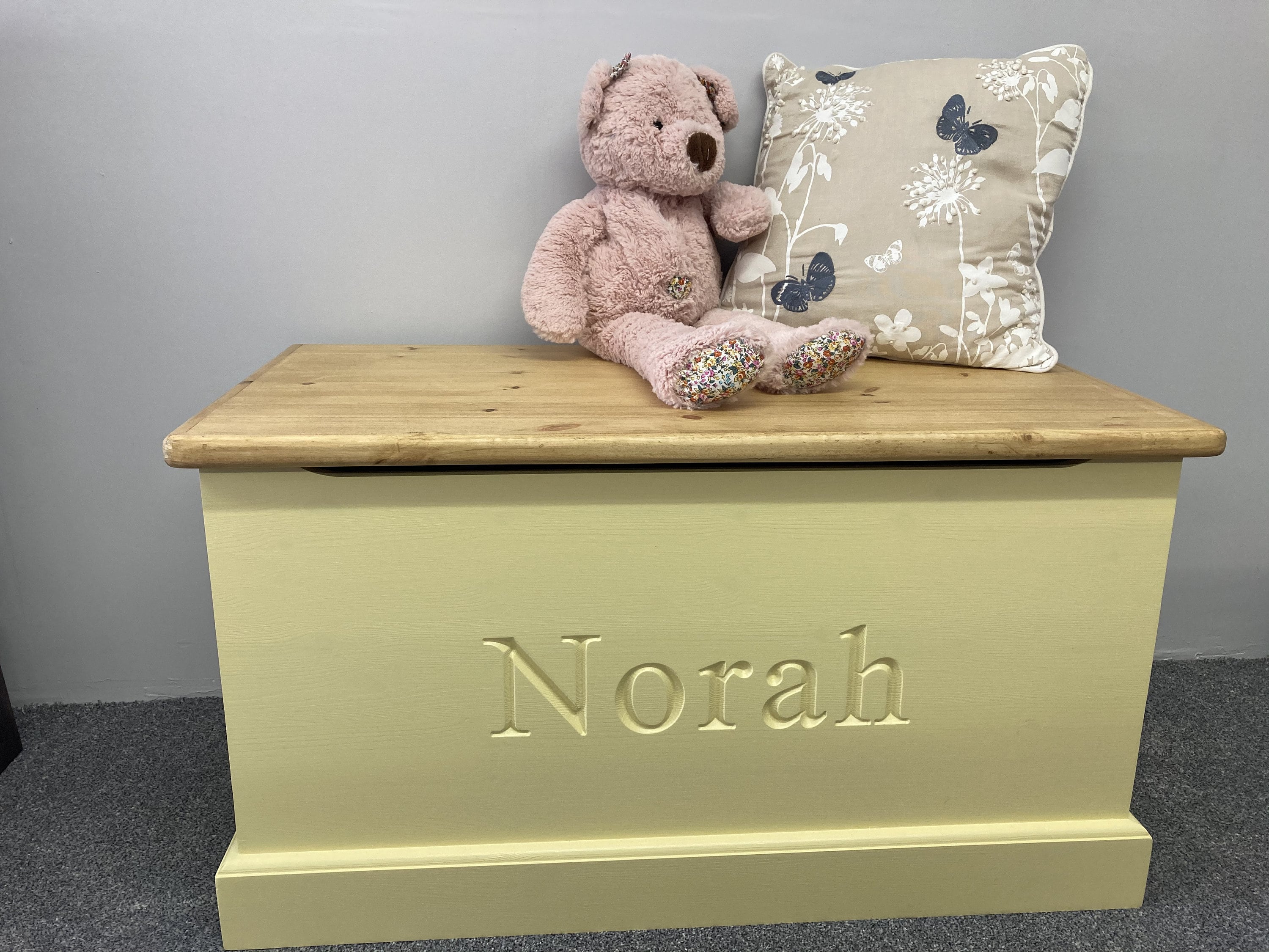 Handmade Personalised Solid Wood Toy Box With Soft Closing - Etsy UK