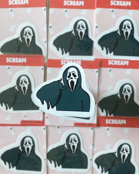 Scream Sticker Ghostface Call Me Sticker Horror Art Sticker - Etsy