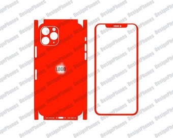 IPhone 12 Pro Max skin cut Template File for vinyl cutting | Etsy