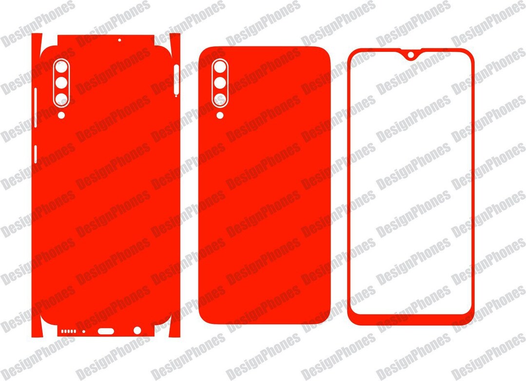 Samsung Galaxy A30s Skin Cut Template File for Vinyl Cutting (vector ...