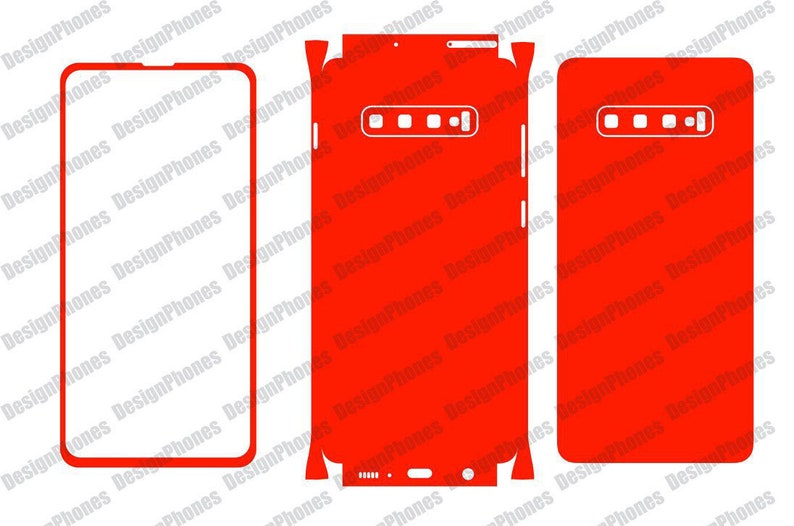 Samsung Galaxy S10 Plus Skin Cut Template File for Vinyl Cutting vector Template - Etsy