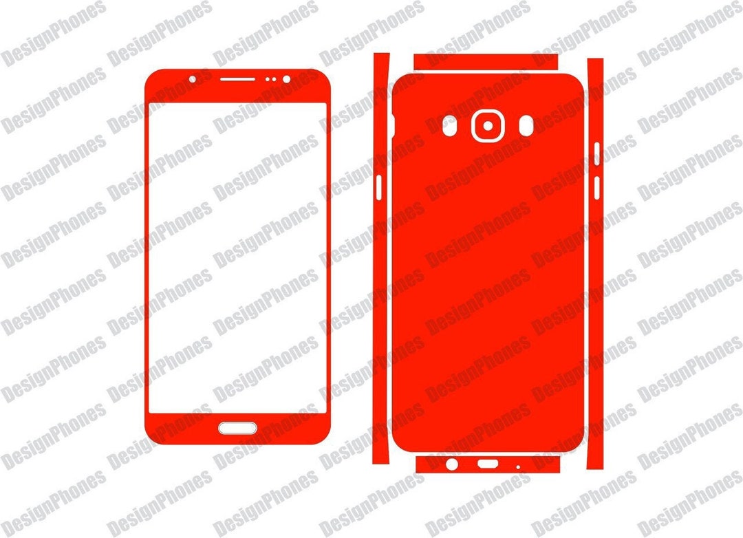 Samsung Galaxy J7 2016 Skin Cut Template File for Vinyl Cutting vector Template - Etsy