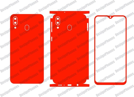 Samsung Galaxy M20 Skin Cut Template File for Vinyl Cutting | Etsy