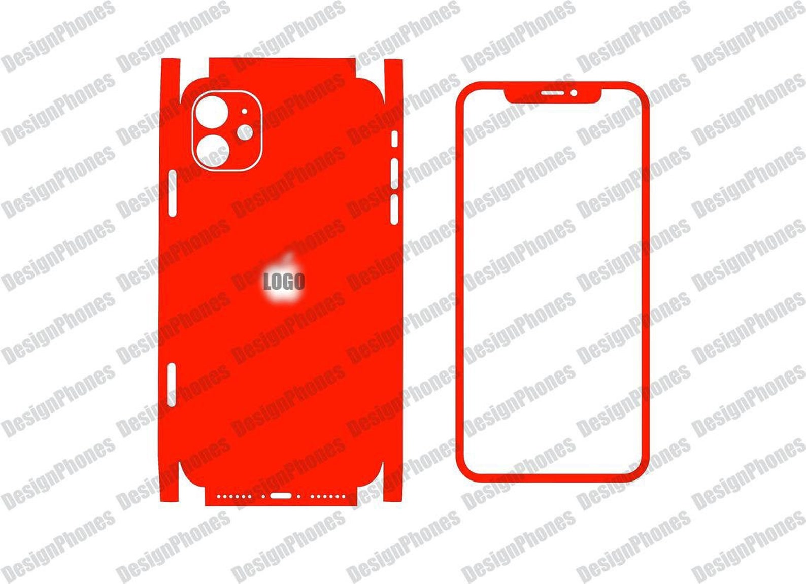 IPhone 11 Skin Cut Template for Vinyl Cutting - Etsy