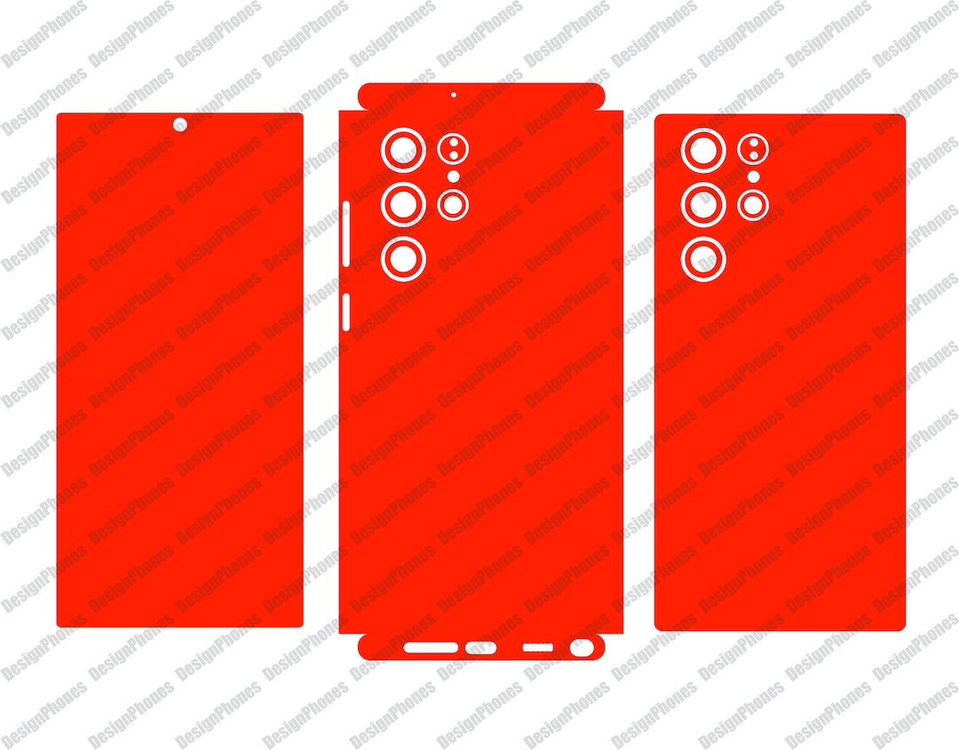 Samsung Galaxy S22 Ultra Skin Cut Template File for Vinyl Cutting ...