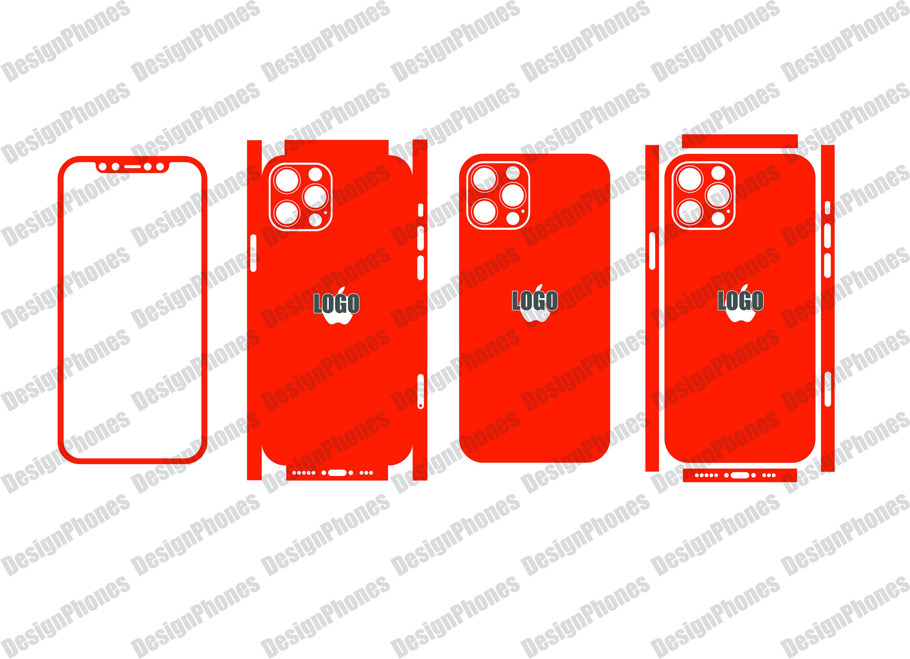IPhone 12 Pro Skin Cut Template File for Vinyl Cutting vector Template ...