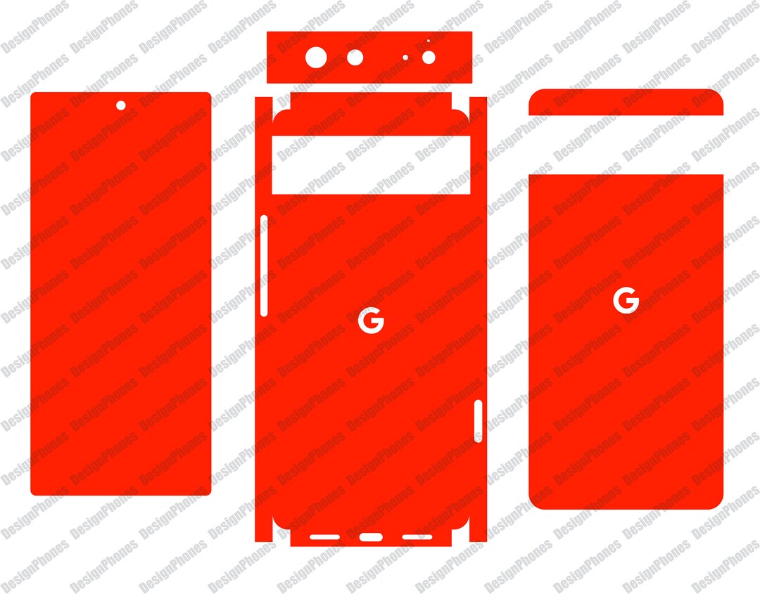 Google Pixel 6 Skin Cut Template File for Vinyl Cutting vector Template ...