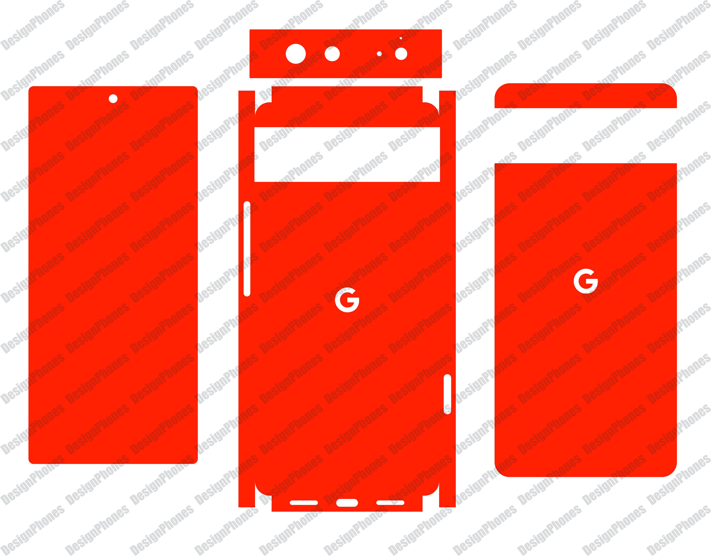 Google Pixel 6 Skin Cut Template File for Vinyl Cutting vector Template ...