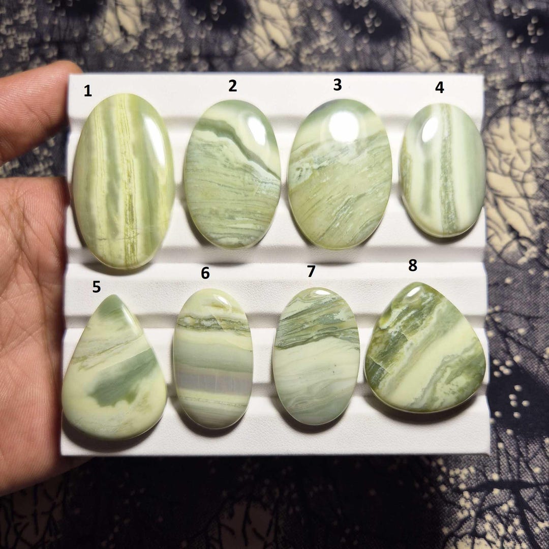 Rare Quality Serpentine Cabochon - Natural Serpentine Gemstone ...
