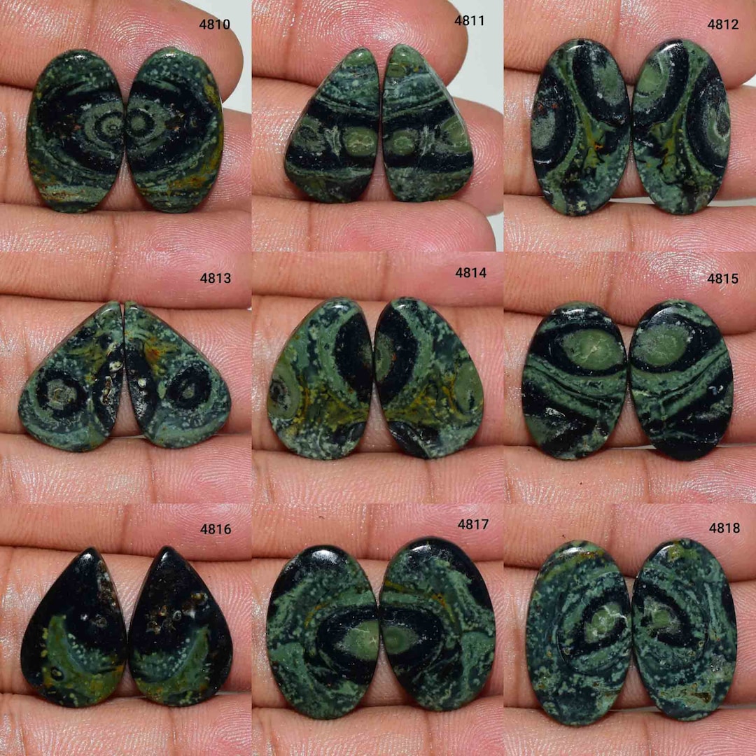 AAA Quality Matched Pair Star Galaxy Jasper Cabochon, Star Galaxy ...