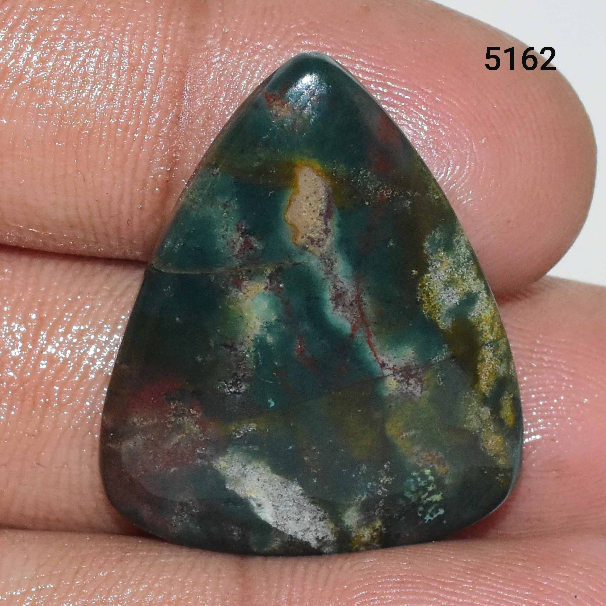 70% OFF Blutstein Cabochon, Natürlicher Blutstein Edelstein, Blutstein ...