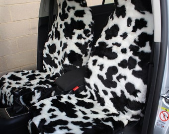 Cow print car covers store