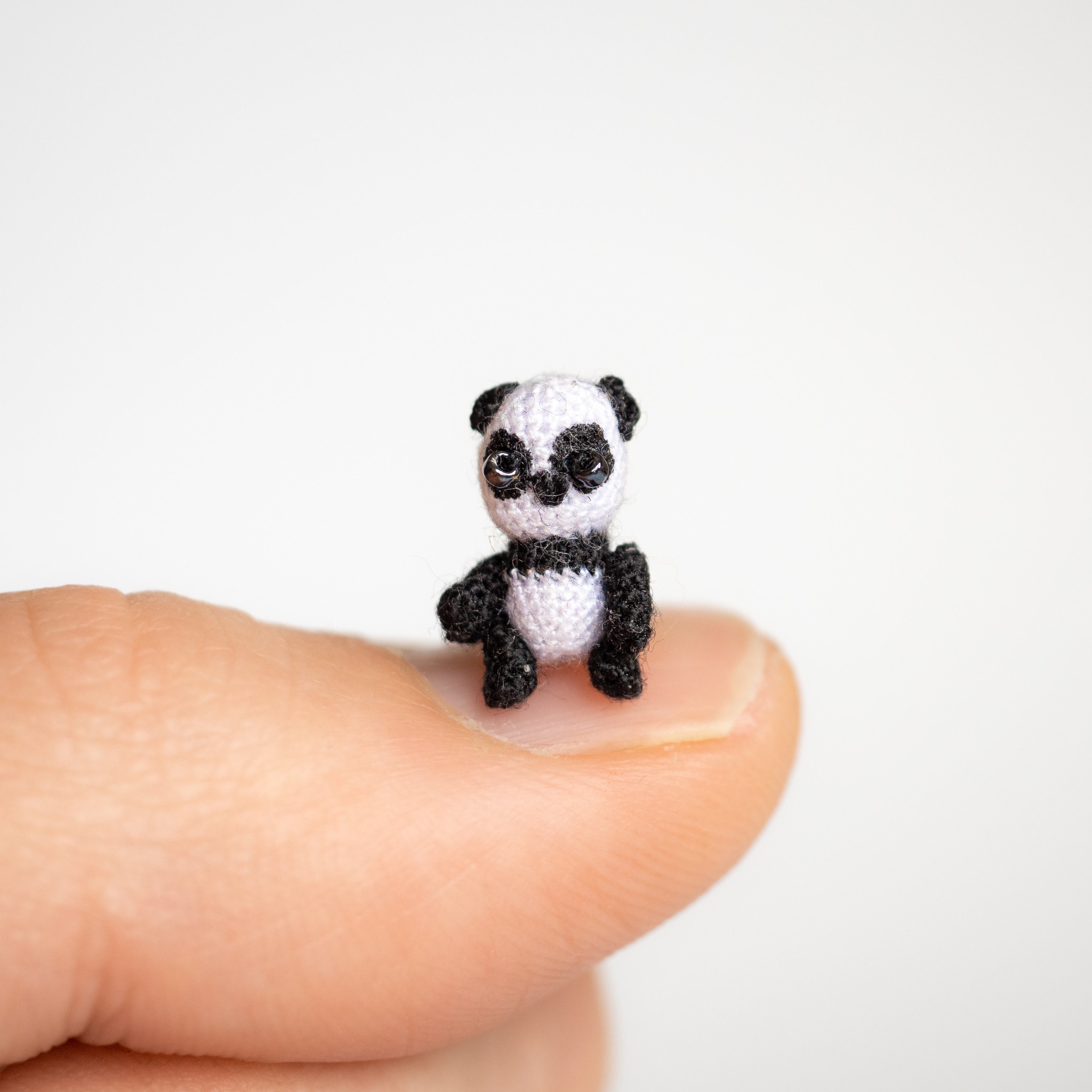 Extreme Micro Miniature Panda 059 Inch 1.5 Cm | Etsy