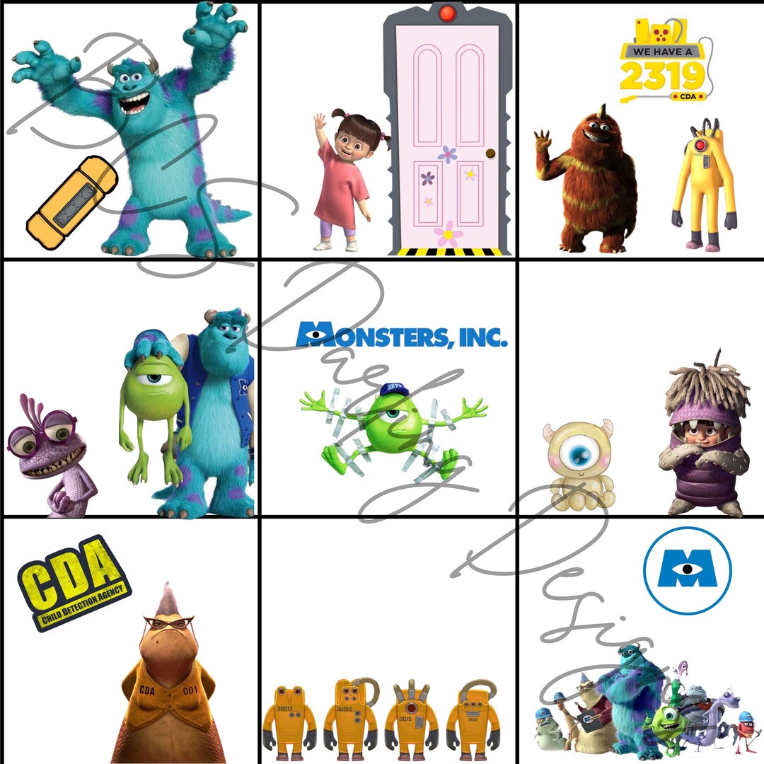 Monsters Inc. Pattern - Etsy