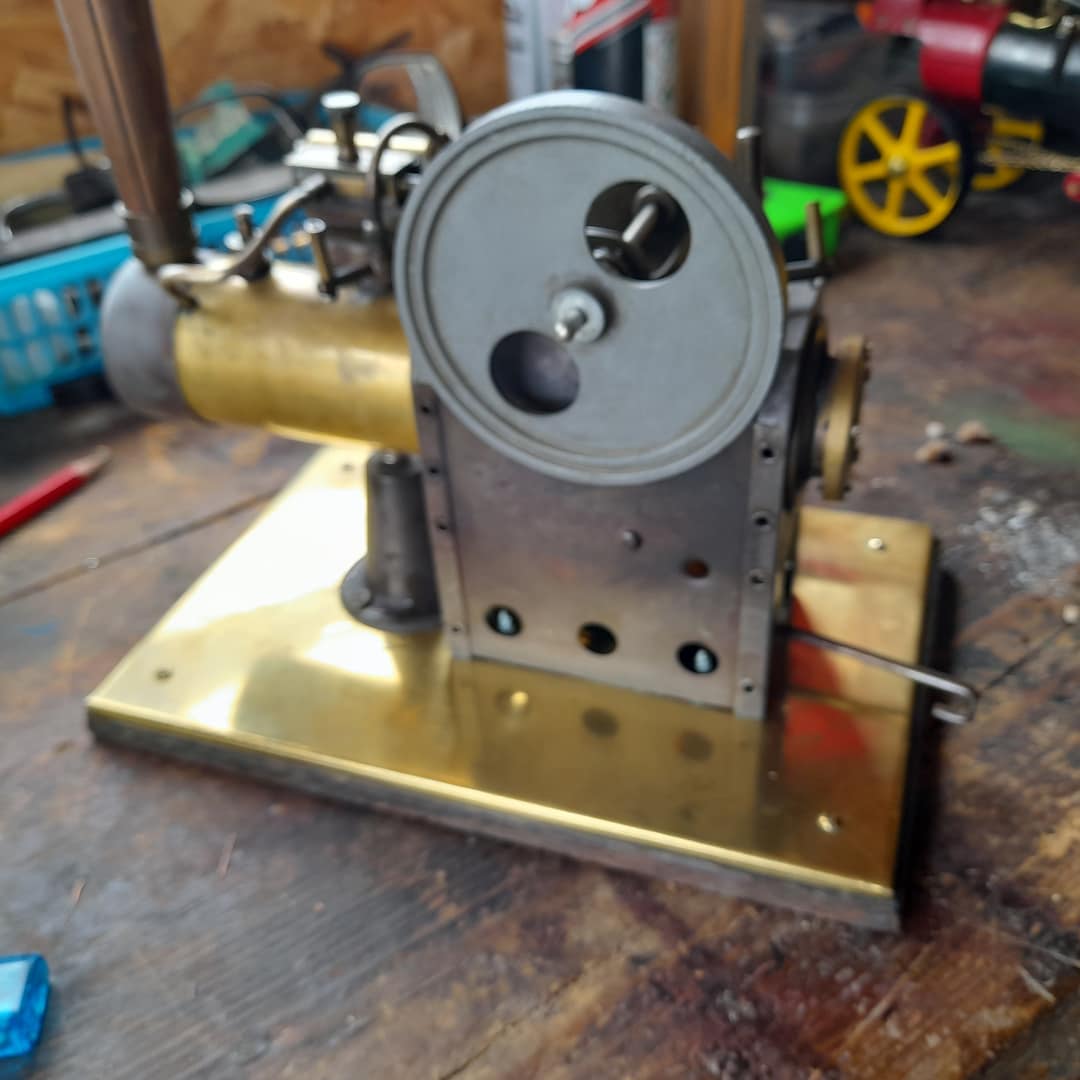 Vintage Model Steam Engine - Etsy