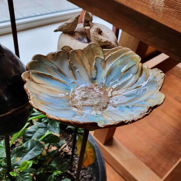 Pottery Bird Bath - Etsy