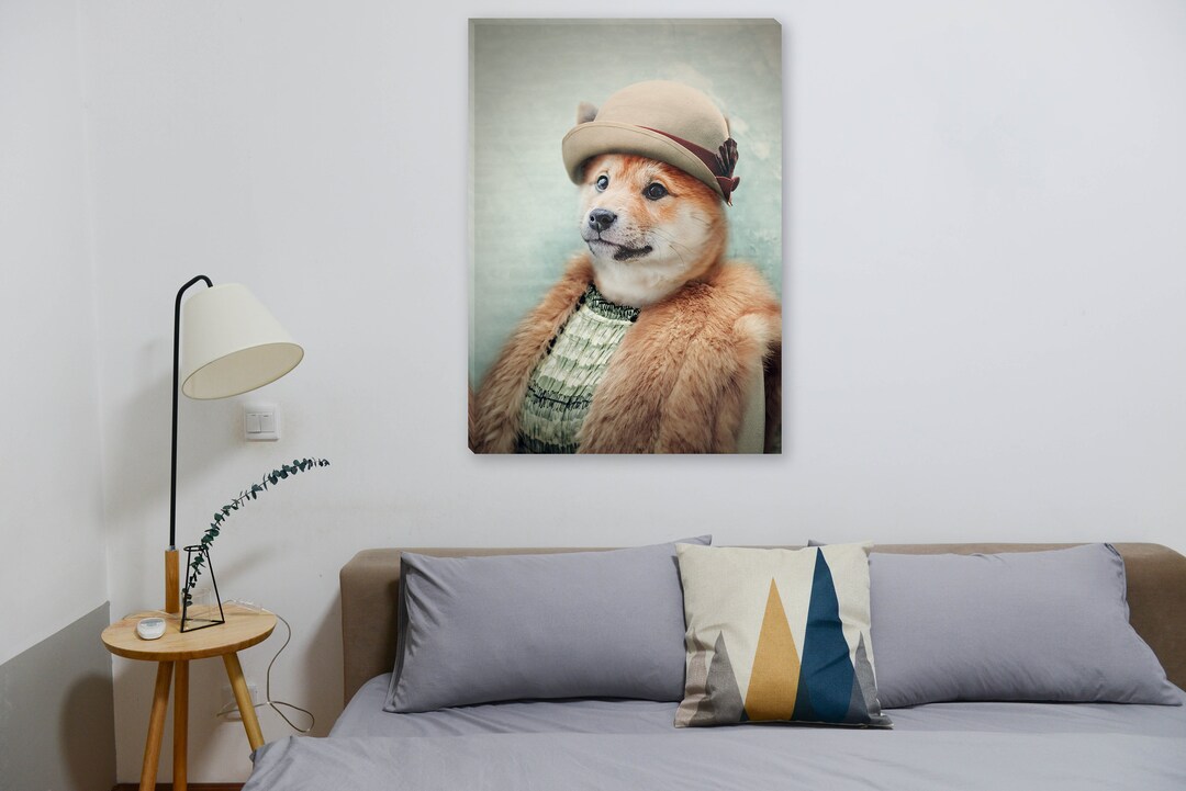 The Moll - Custom Pet Portrait | Personalised Gangster Flapper 1920s ...
