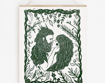 Entwined Tree Art - Etsy