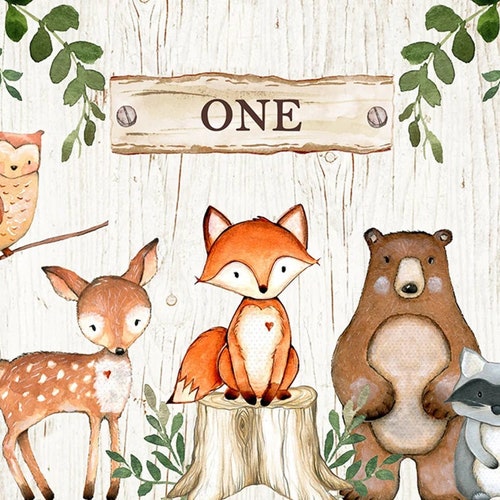 Editable Party Animals Birthday Backdrop Banner Template - Etsy