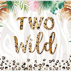 Two Wild Backdropcheetah Backdropsafari Backdrop - Etsy