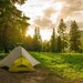 Camping Backdrop Outdoor Travel Mountains Landscape Grassland Camp ...