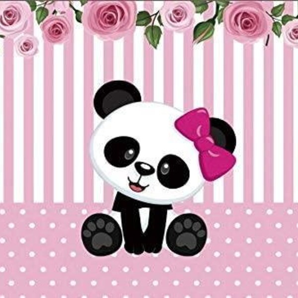 Rose Panda Prop - Etsy