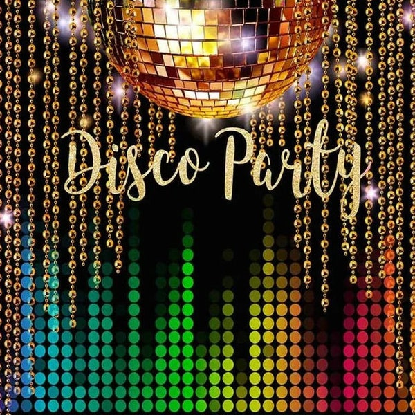 Disco Backdrop - Etsy