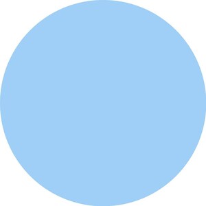 Blue Round Backdrop Polyester Pure Color Round Backdrop Baby Blue Round ...