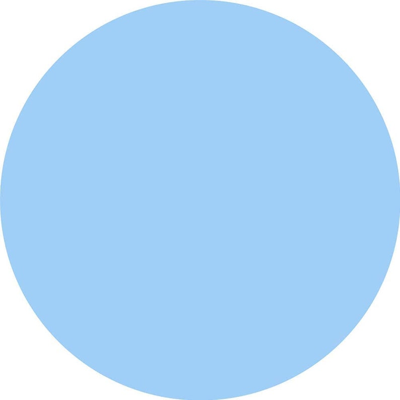 Blue Round Backdrop Polyester Pure Color Round Backdrop Baby - Etsy