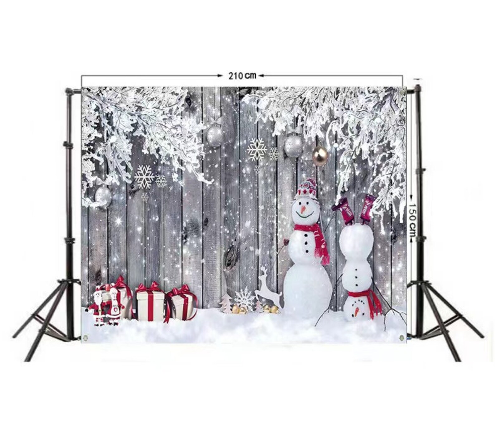 Winter Snow Scene Photography Backdrop White Snow Scene - Etsy