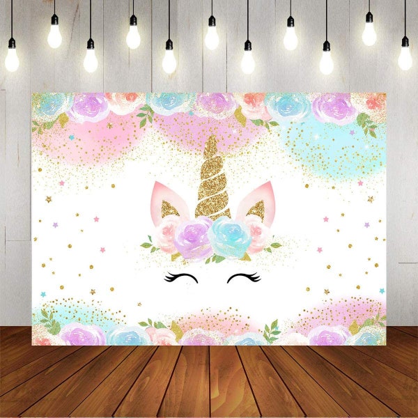 Unicorn Backdrop - Etsy