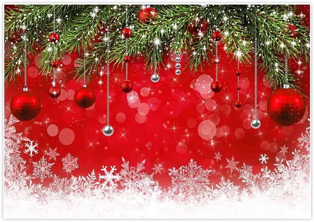 Snowflake Christmas Backdrop for Winter New Year Eve Christmas Backdrop ...