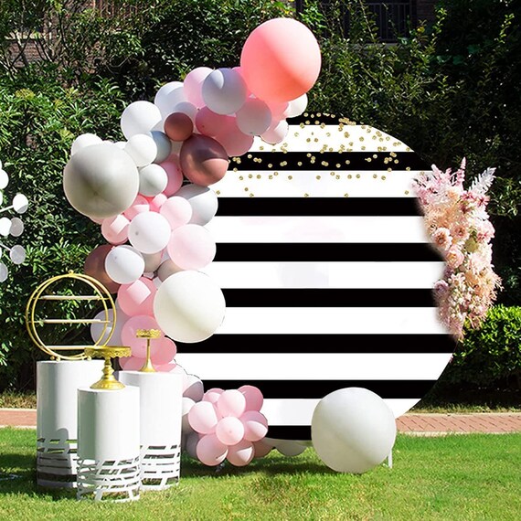 Rustic Retro Pink Wood Round Backdrop Photography for Birthday | Etsy