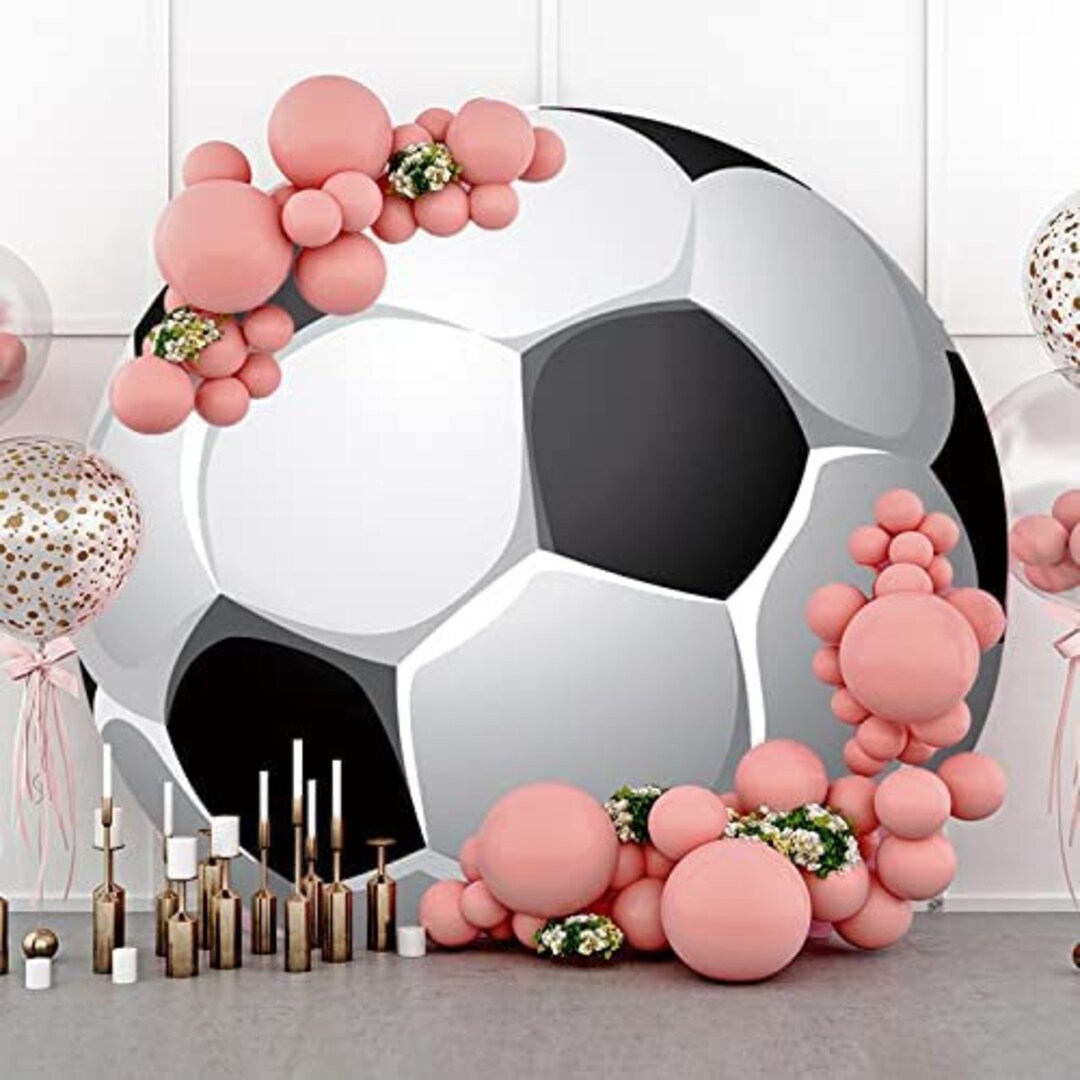 Soccer Round Backdrop for Photoshoot Kids Boy Man Portrait Football ...