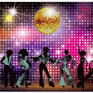 Disco Backdrop for Dancer Night Party Shining Neon Disco - Etsy UK