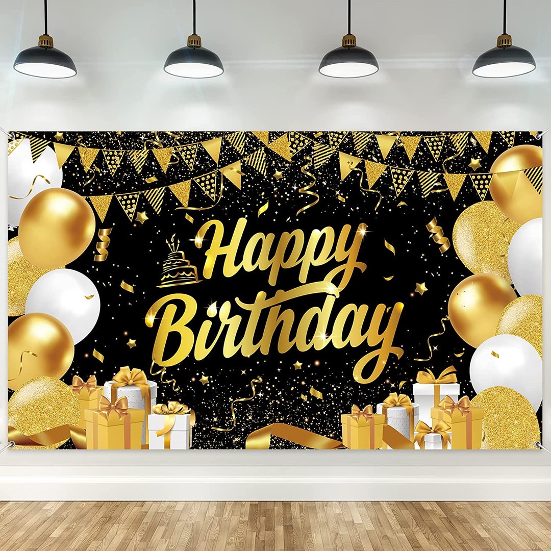 Gold Glitter Backdrop for Birthday Wedding Graduation Photography ...