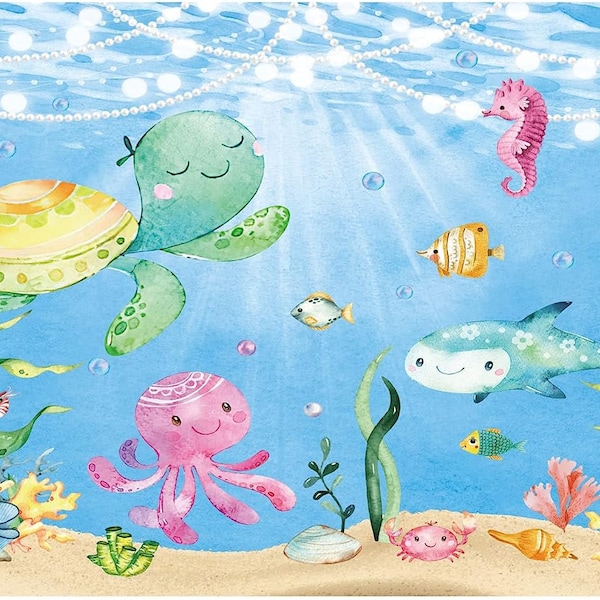 Under the Sea Backdrop[ - Etsy