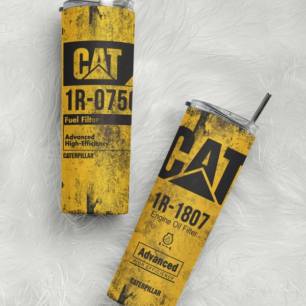 Cat Oil Filter Tumbler - Etsy