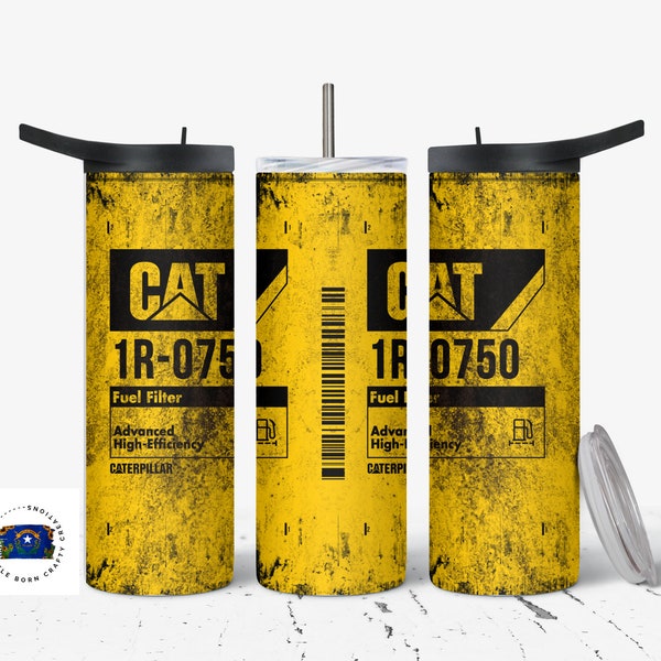 Cat Oil Filter Tumbler - Etsy
