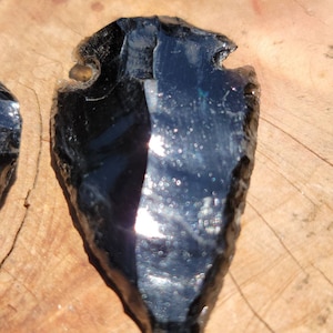 Mini Obsidian Arrowheads, Obsidian Arrow Heads, Dragon Glass Spear ...