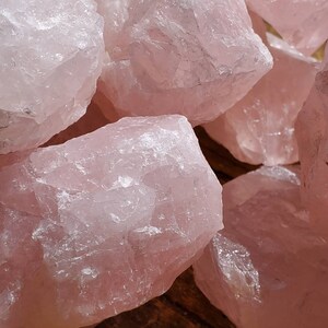 Raw Rose Quartz, Deep Pink Calming Rose Quartz, Energy Vibration of ...