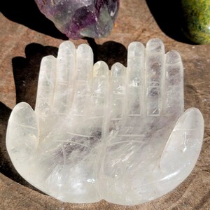 Quartz Crystal Hands Carving, Aka the Master Healer - Etsy