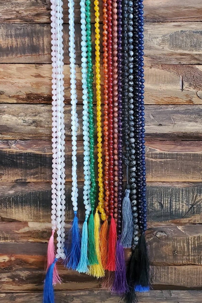 Mala Prayer Beads Meditation Beads 108 Mala Prayer Necklace | Etsy
