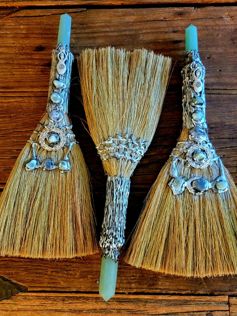 Crystal Embedded Broomsticks, Crystal Charmed Besoms: Sparkle and Shine ...