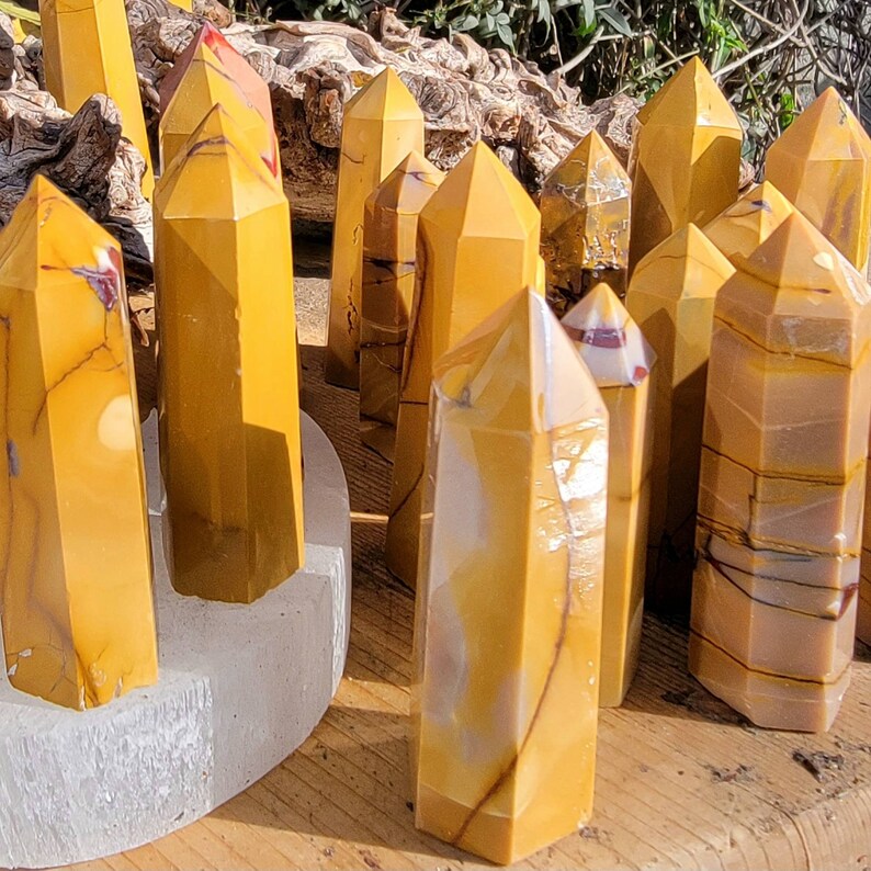 Austalian Mookaite Towers, Here and Now Nuturing Vibe of Mookaite ...