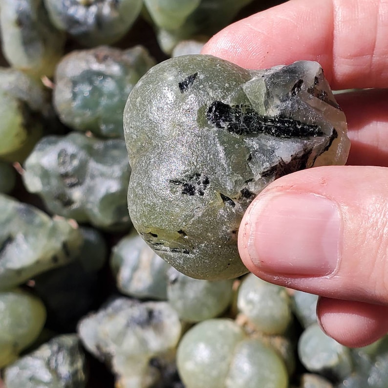 Healers Healing Stone Prehnite with Epidote Healers Healing | Etsy