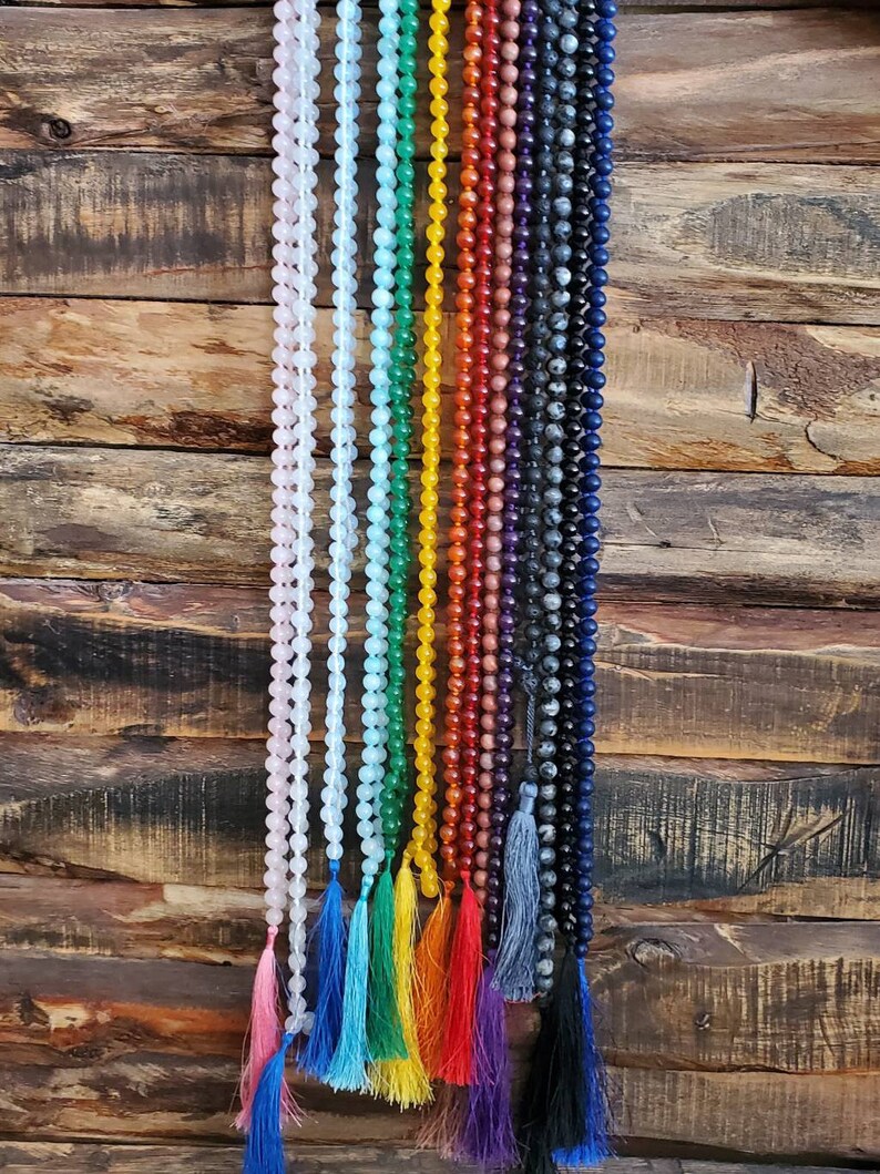 Mala Prayer Beads Meditation Beads 108 Mala Prayer Necklace | Etsy
